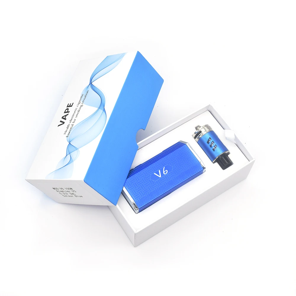 Original Electric Cigarette V6 100W MOD KIT 2600mah Built-in Battery ...
