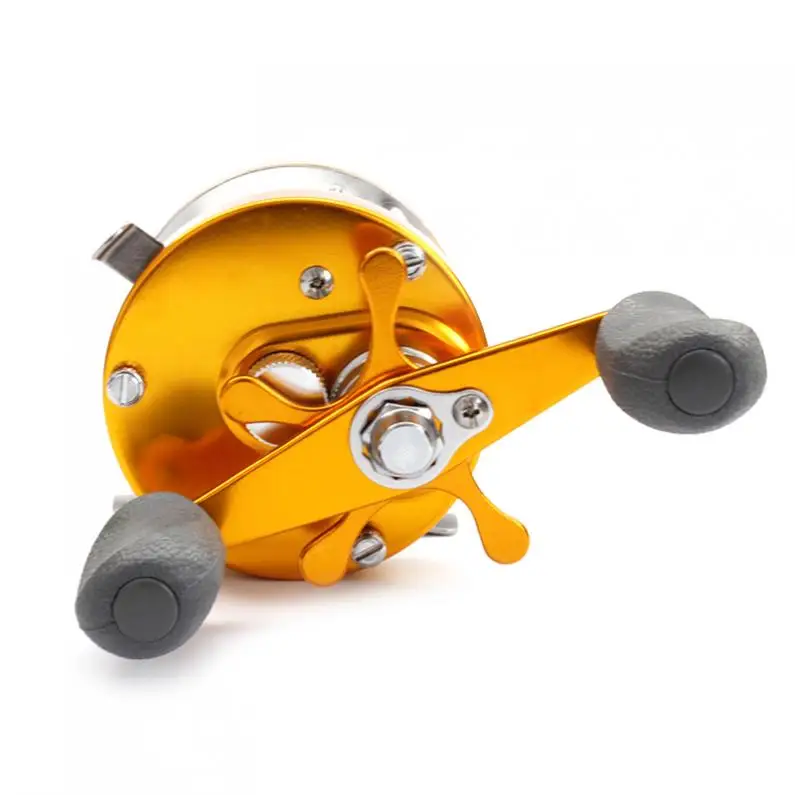 Drum Fishing Reel Centrifugal Mechanical Dual Braking System 2+1BB 40 ...