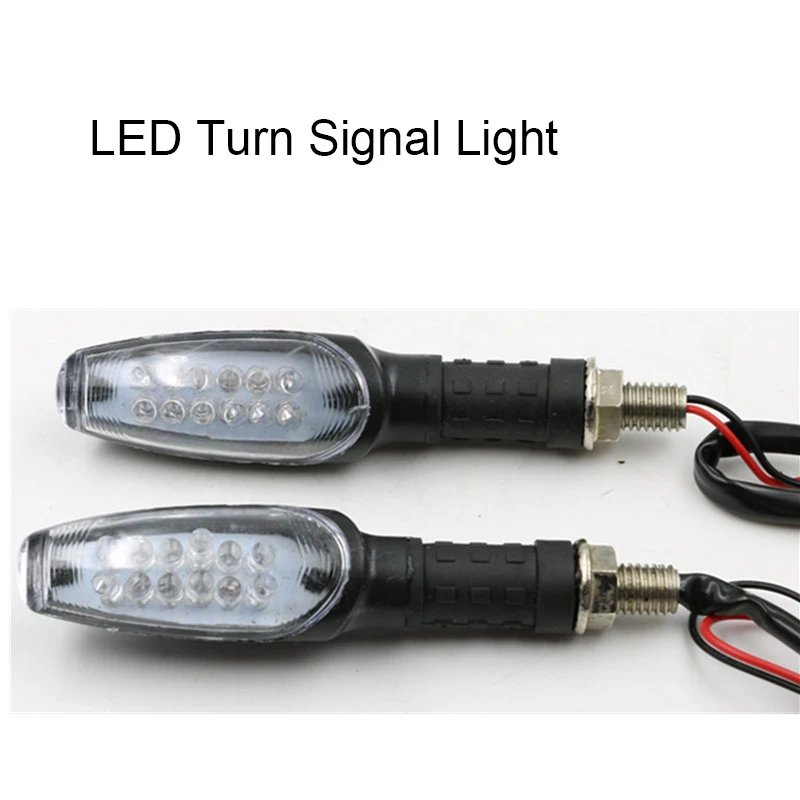 Motorcycle LED Turn Signal Light Lamp Moto Motocross Offroad M slaz150 ...