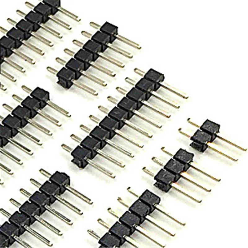 2.54mm Single Row Male 2~40P Breakaway PCB Board Pin Header Connector ...