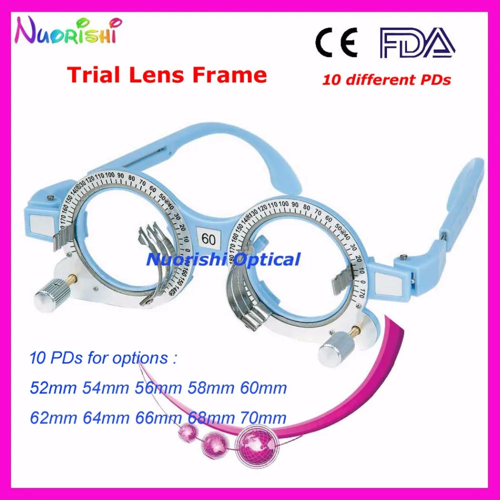 XD03-1pcs-Light-Blue-Fixed-PD-Distance-Optical-Optometry-Trial-Lens ...