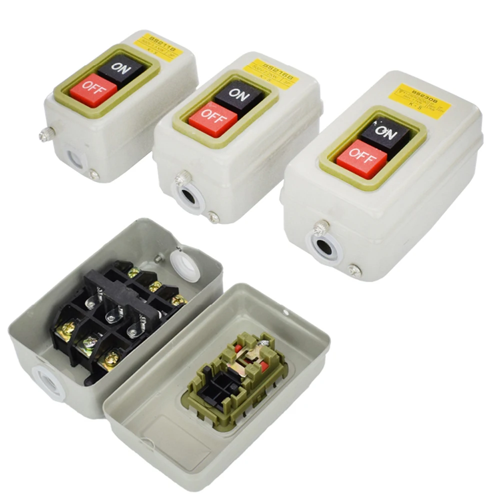 AC 380V 220V Power Pushbutton Switch Wiring Terminal Blocks Junction ...