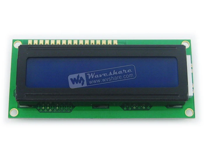 Waveshare LCD1602 High Definition Blue LED Backlight White Character ...