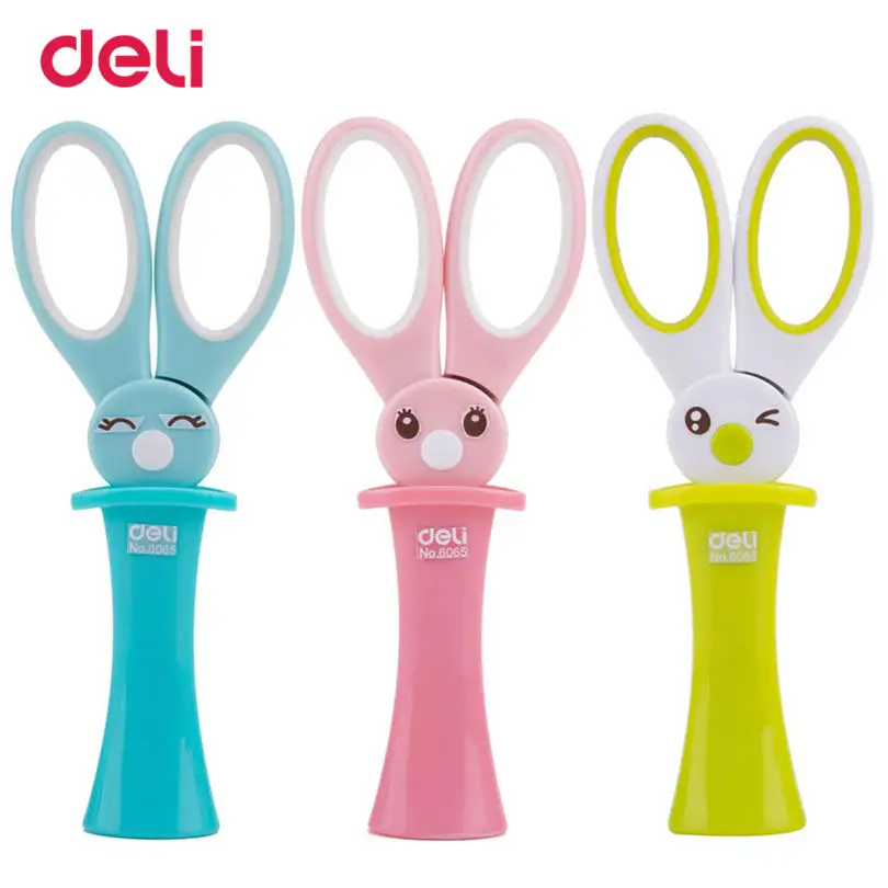 Deli Rabbit Scissor Children 2018 DIY Kawaii Magic Scissor Student ...