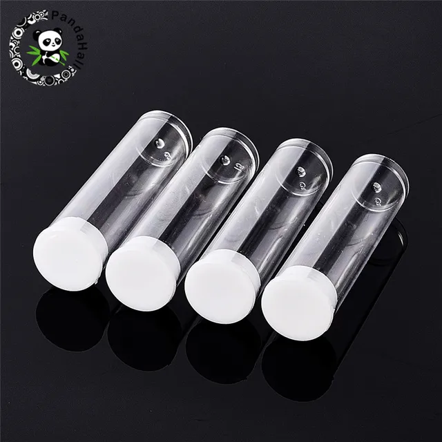 Plastic Storage Tubes With Lids 100 X Seed Bead Tubes Vials Storage 6"