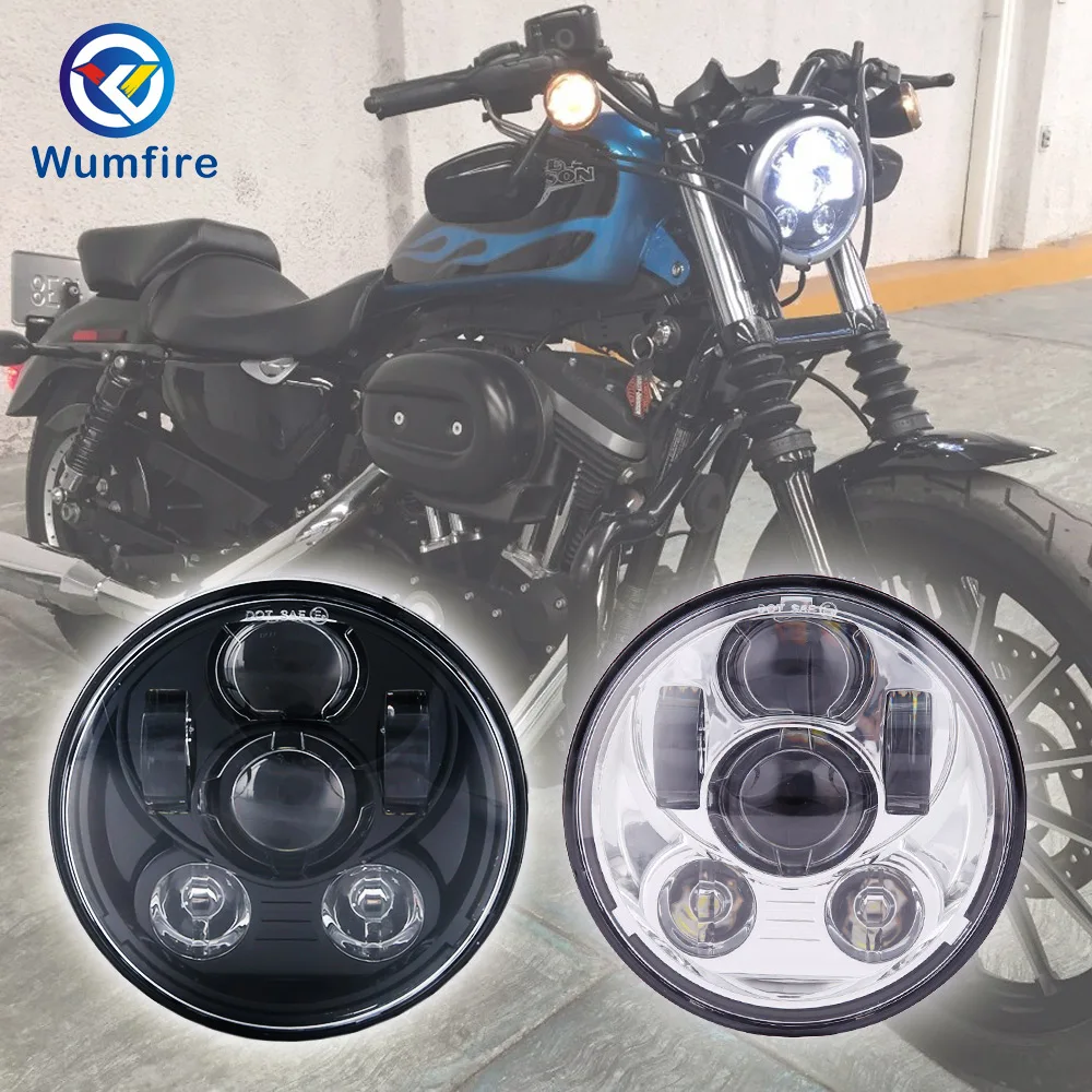 5.75 Motorcycle Led Headlight For Motorcycle Accessories 5.75 Lamp ...