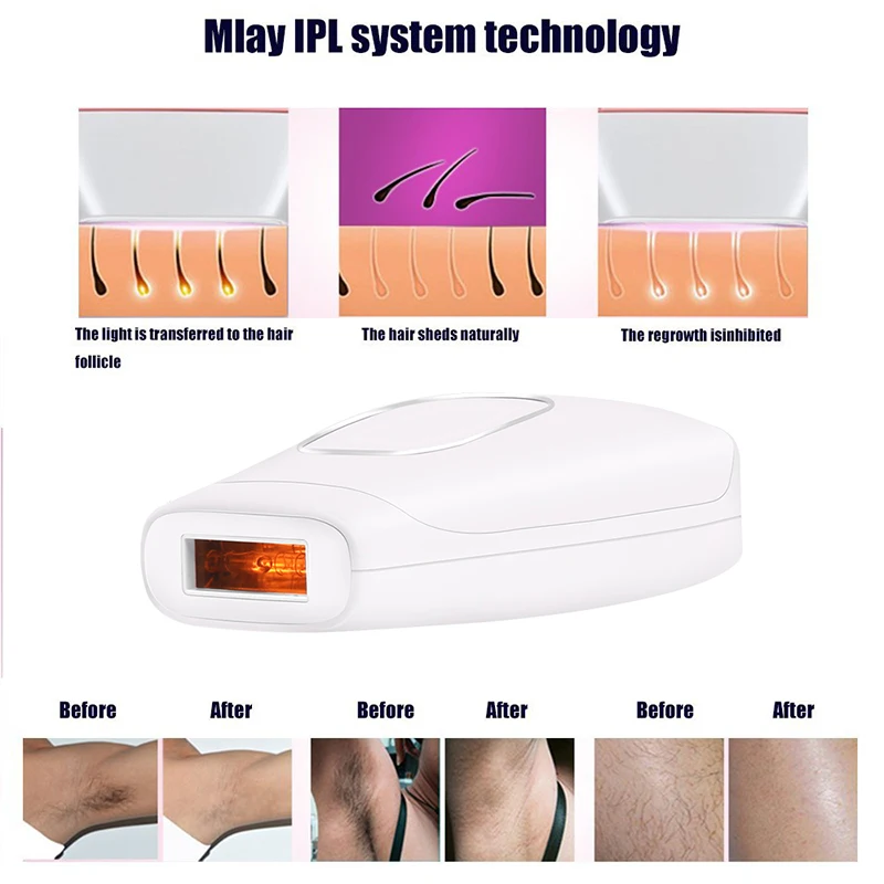 Armpit Hair Permanent Removal Painless Laser Hair Removal Epilator ...