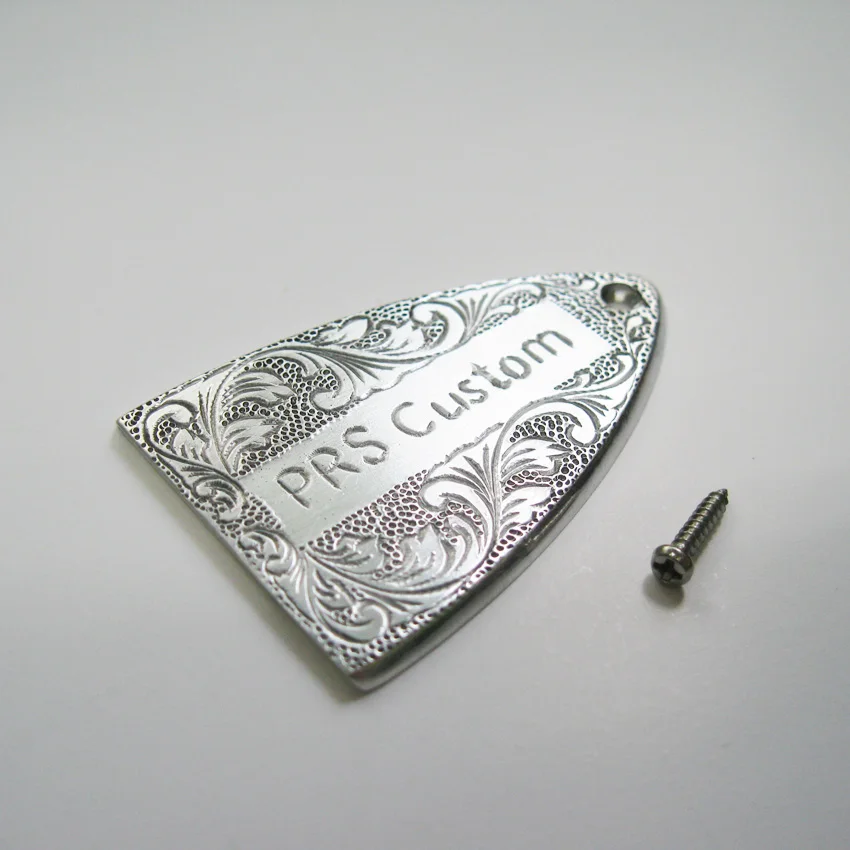 Free shipping custom hand engraved prs custom silver colour aluminum ...