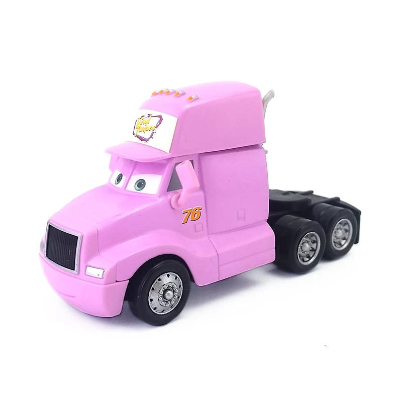 Disney Pixar Cars No.76 Vinyl Toupee Semi 1:55 Diecast Metal Alloy Toy ...