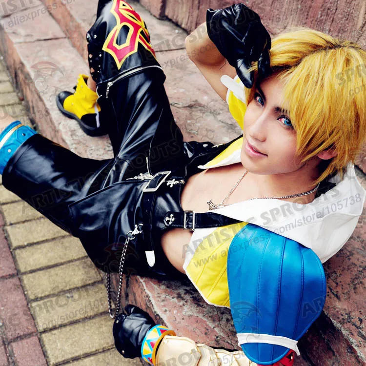 new EXCLUSIVE Final Fantasy X FF10 tidus tida Cosplay Costume Pre sale ...