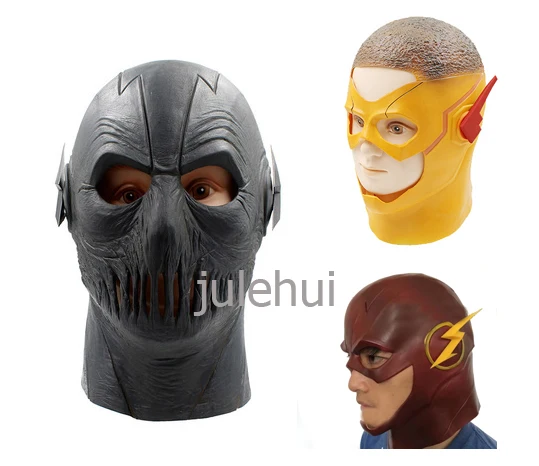 The Flash Mask Adults DC Movie Cosplay Costume Halloween Full Head ...