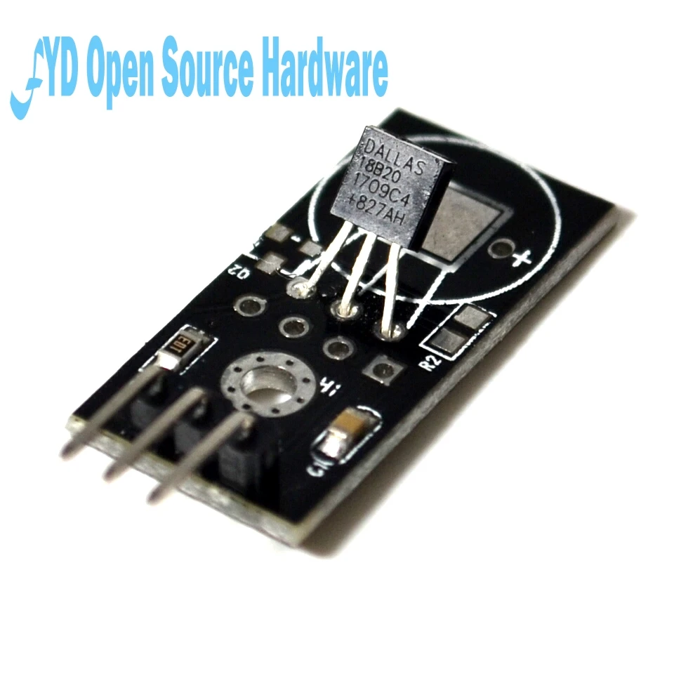 2pcs Digital Ds18b20 Temperature Module Detection Sensor Module Board Dc 5v 18b20 Digital Signal