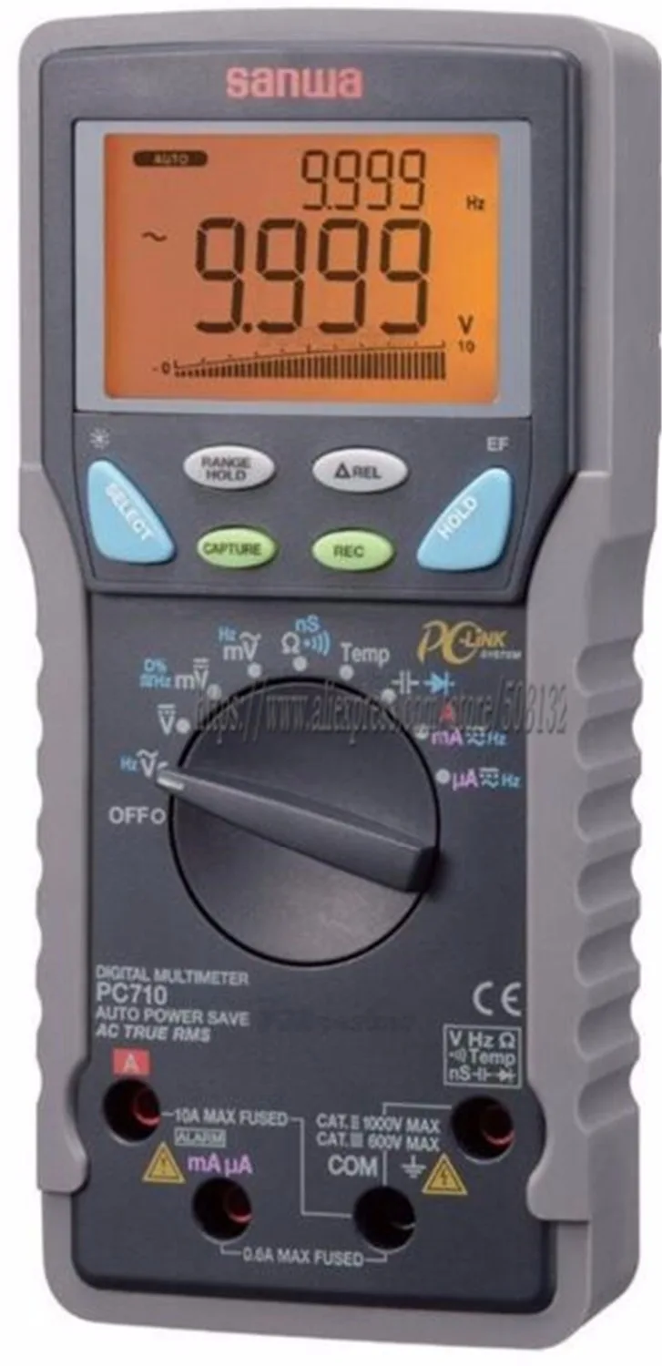Digital Multimeters High accuracy (PC Link) True RMS, Dual Display PC ...