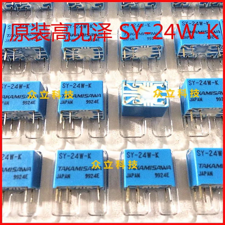 10PCS Original brand new SY 6W K 6VDC 6 feet 1A corresponding HY1 6V ...