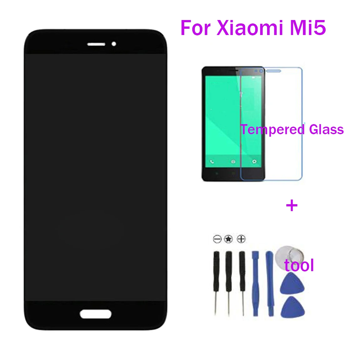 High Quality Repair Parts For Xiaomi Mi5 M5 Mi5 LCD Display + Touch Screen Digitizer Replacement ...