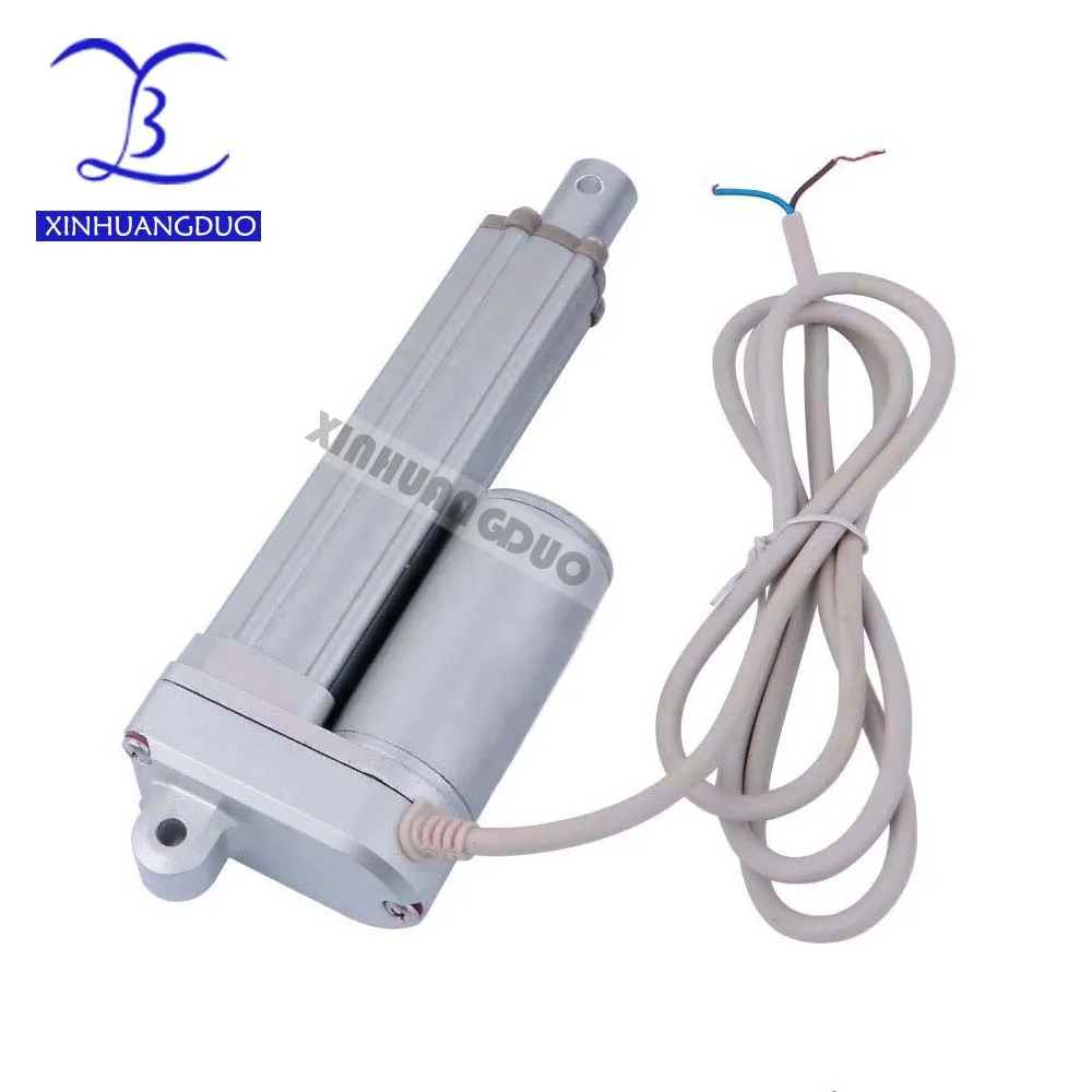 12V-24V-200mm-4inch-stroke-1200N-micro-linear-actuator-electric-linear ...