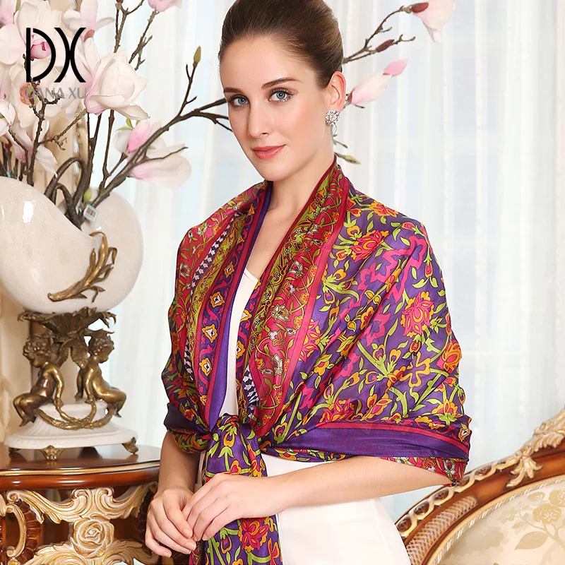 2017 Summer Solid Silk Scarf Women Chiffon Scarves Sunscreen Ladies