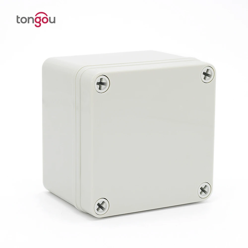 IP67 100*100*75 mm waterproof junction box Free customized trepanning 3 ...