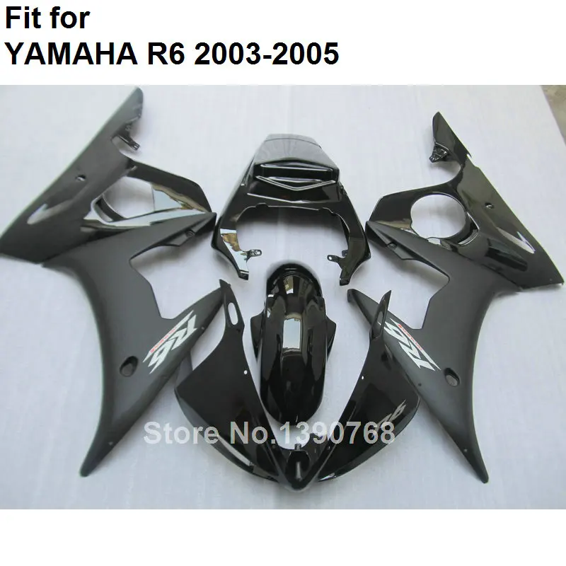 Bodyworks Fairing Kit For Yamaha R6 2003 2004 2005 Matte Black Fairings ...