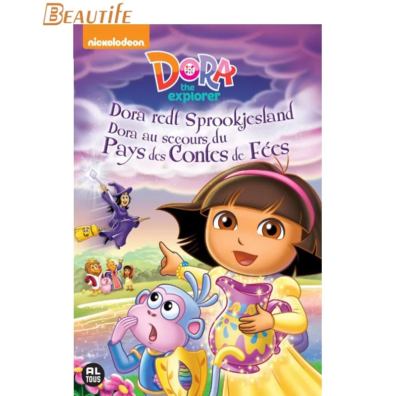 New Arrive Custom Dora the Explorer Canvas Silk Poster for Home Decor ...