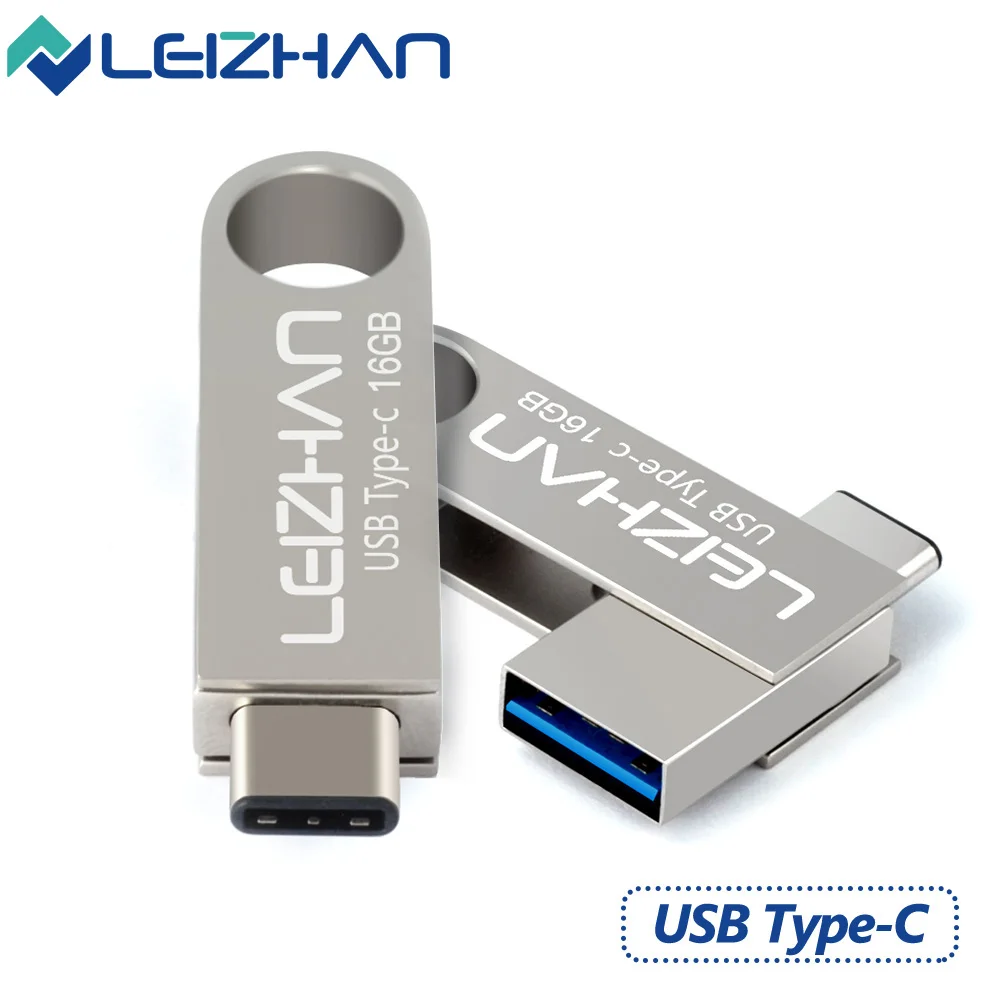 Flash Drive USB 3 USB 3.0 Flash Drive With Type-C Port – Real Capacity ...
