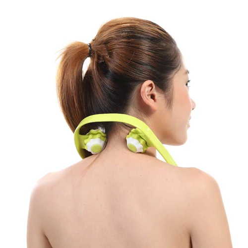 2015 New U Form Massage Roller Neck Relaxation Hot Sale Mini Portable Pp Pvc Massages Free