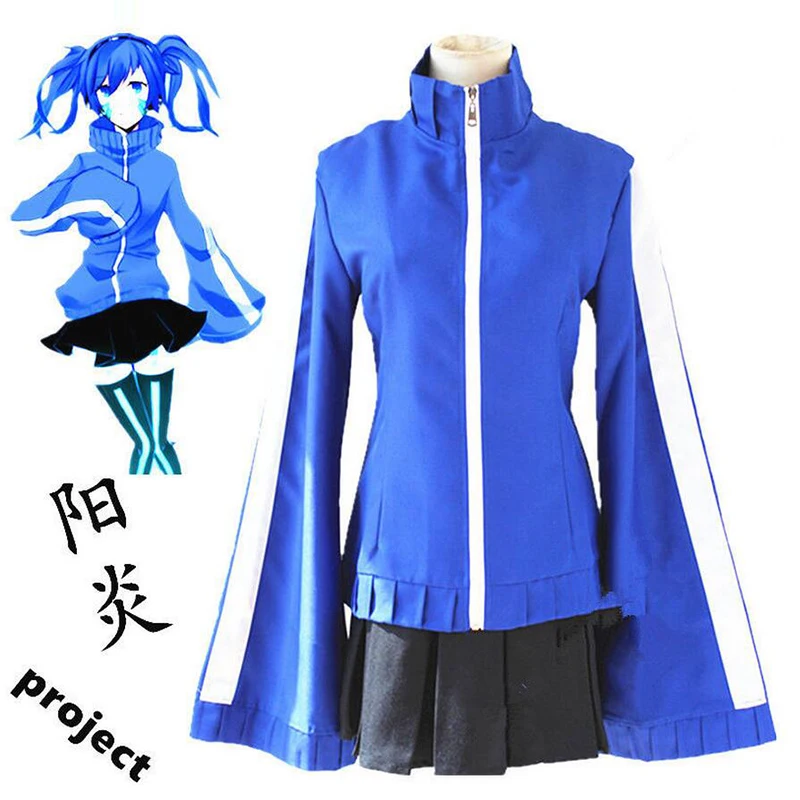 Anime Kagerou Project Enomoto Takane Blue Cosplay Uniform Set For Adult ...