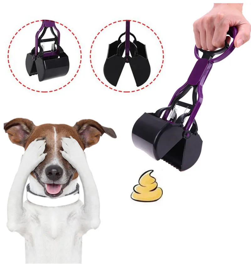 Easy Handle Pet Dog Cat Poop Scooper Pet Puppy Kitten Waste Picker ...