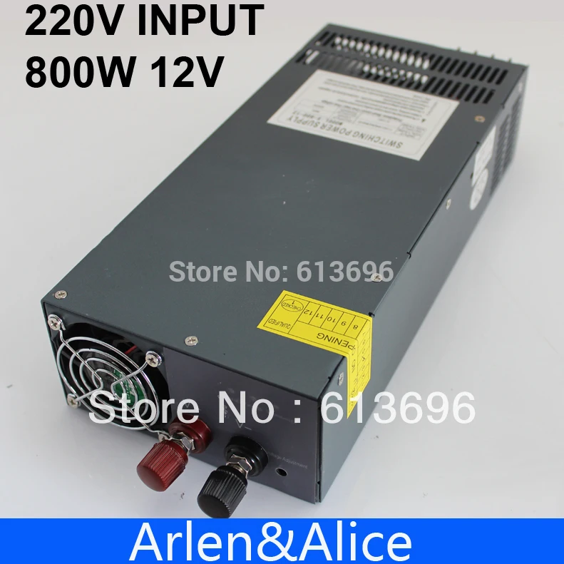 800w 0v To 12v Adjustable 66a 220v Single Output Switching Power Supply ...