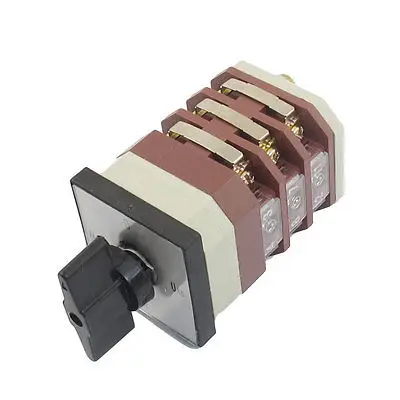 AC 380V 220V 4 Position 12 Terminals Rotary Cam Universal Combination ...