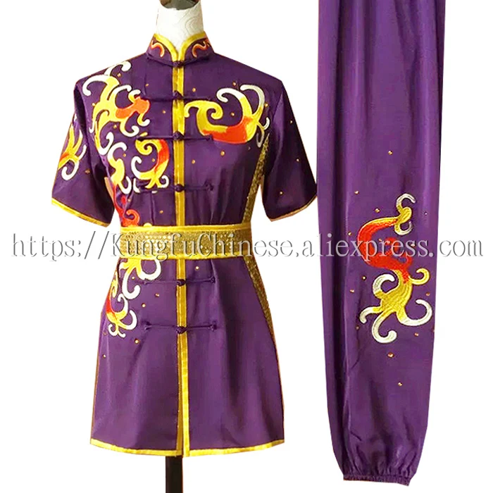 Chinese wushu uniform Kungfu clothing Martial arts suit taolu clothes ...