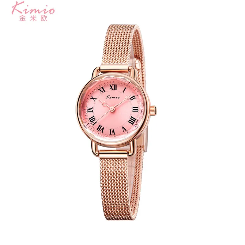 Kimio vintage ultra delgado mujeres pulsera Relojes número romano dial ...