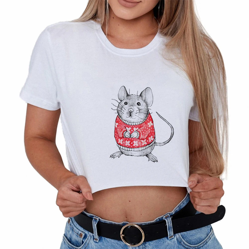 Summer Geek Crop Top Sexy Girl Shirt Harajuku Tee Shirt Vogue A Festive ...