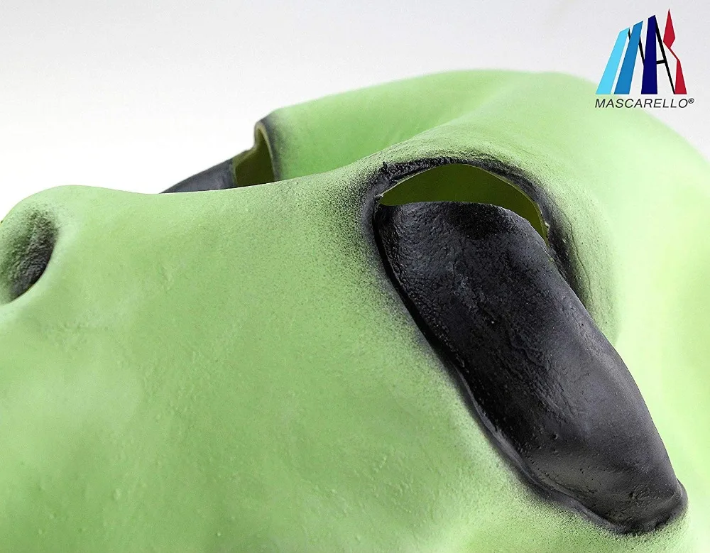 Alien Latex Mask. Glow in The Dark, Roswell Full Head. Costume ...