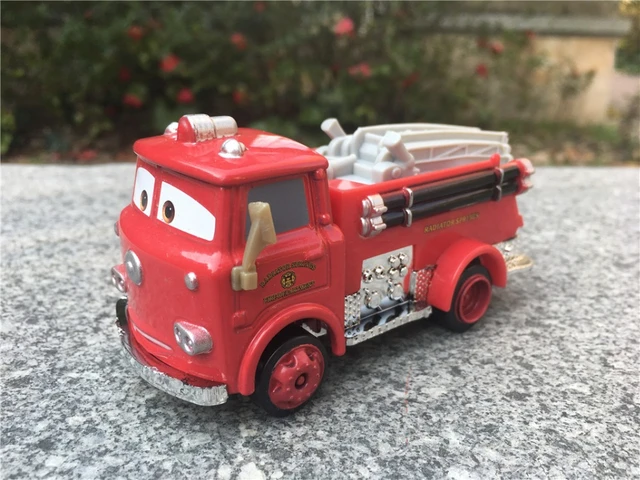 Disney Cars Red Fire Truck