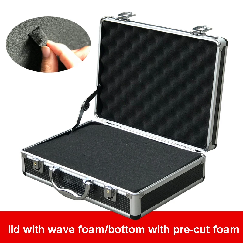 high quality aluminium tool case toolbox file storage carry tool box ...