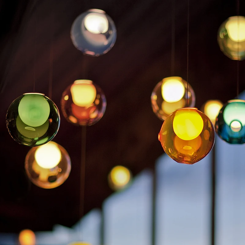 28 28.5 Random Pendant Chandelier Bubble Glass Ball G4 LED Light ...