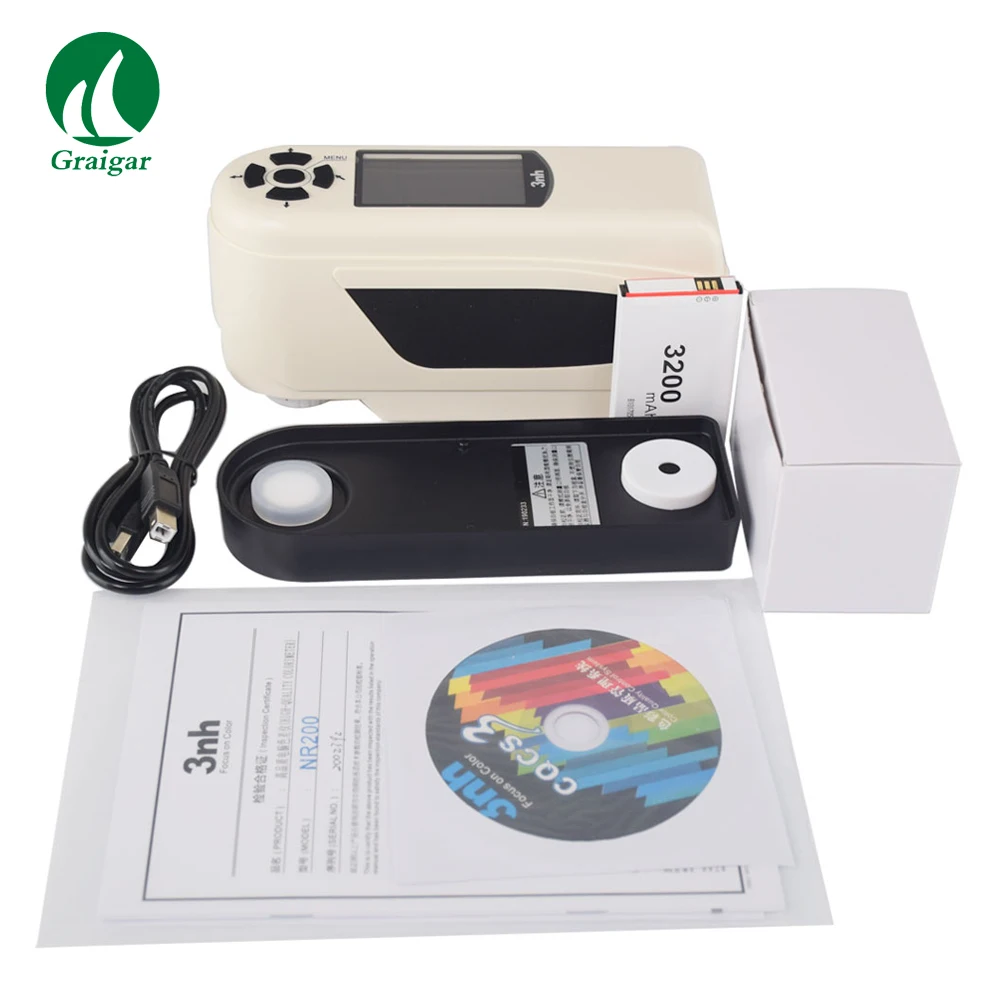 NEW NR200 color analyzer Portable color difference meter professional ...
