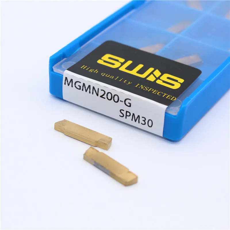 10PCS MGMN 200 G SPM30 Solid Carbide Turning inserts Slotting Profiling ...