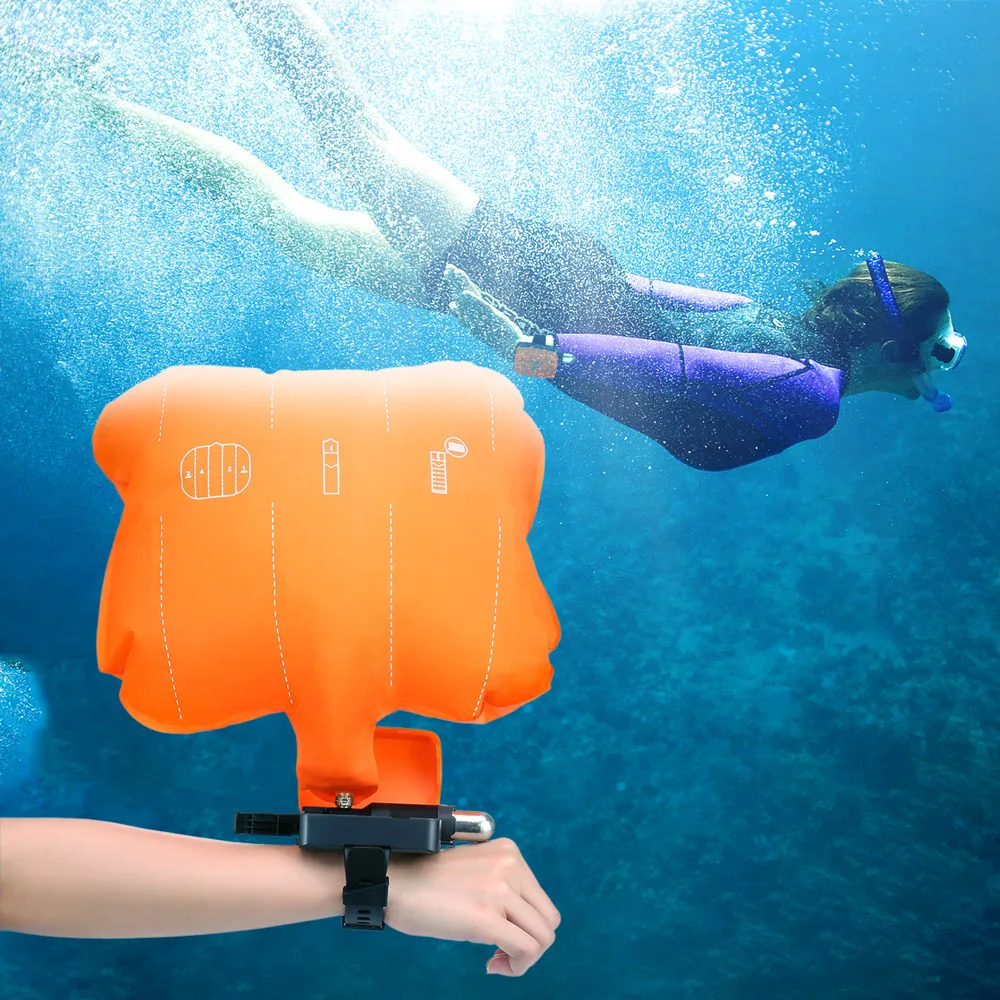 Heißer Tragbare Anti Ertrinken Lebensrettende Armband Float Schwimmen Sicherheit Armband Mit Co2 ...