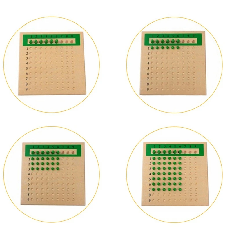 Montessori Educational Wooden Toy Multiplication And Division Bead ...