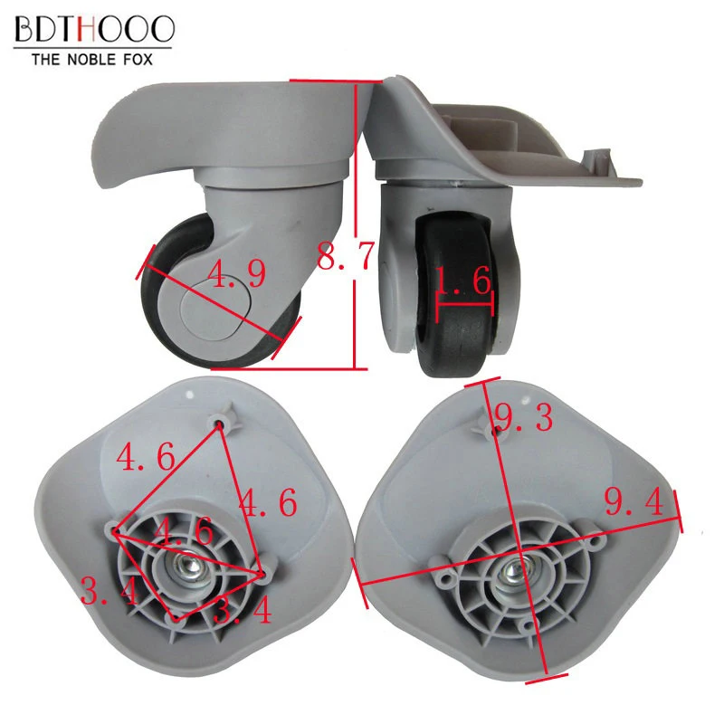 BDTHOOO Replacement Luggage Wheels For Suitcases Repair Hand Spinner ...