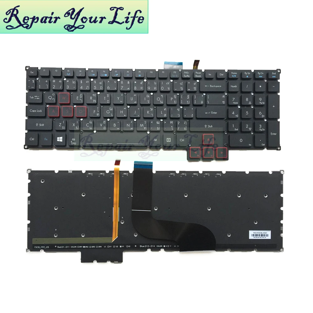 Repair You Life Laptop Keyboard For ACER Predator 17 15 G9 591/591R G9 ...