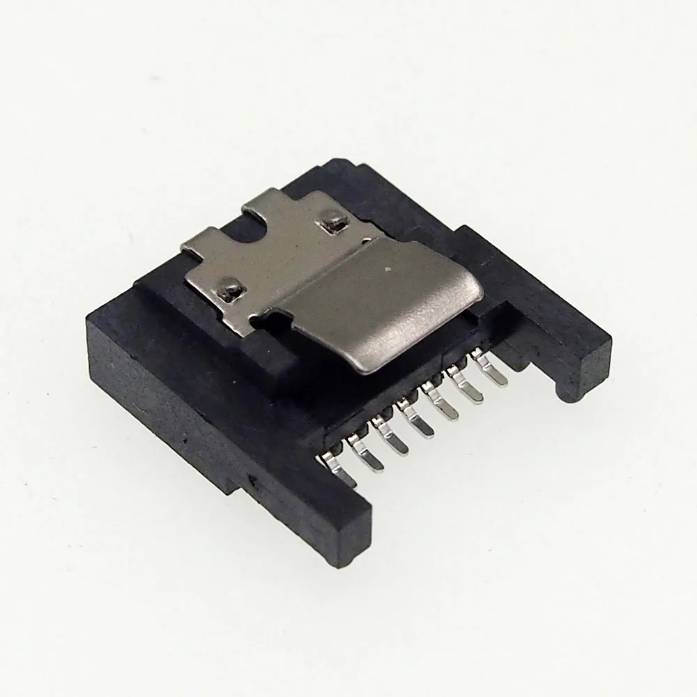 5pcs-SATA-interface-socket-SATA-carrier-7P-female-Horizontal-SMT-with ...