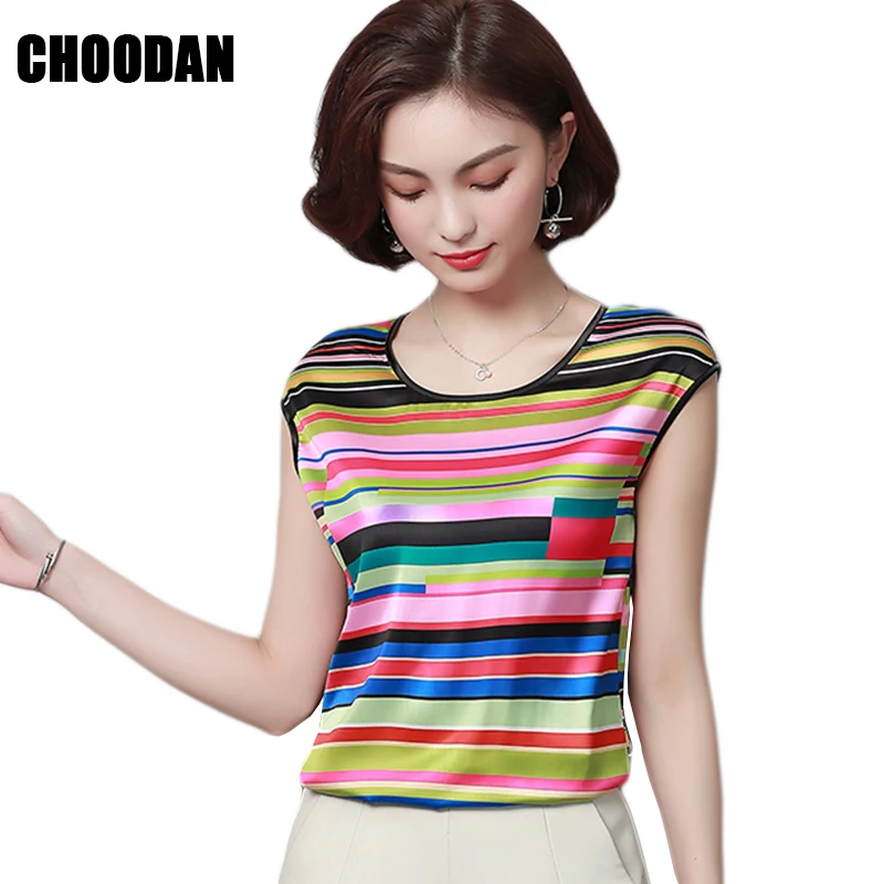 Striped Tank Tops Women Sexy Sleeveless Satin Summer Top Fashion 2018 ...