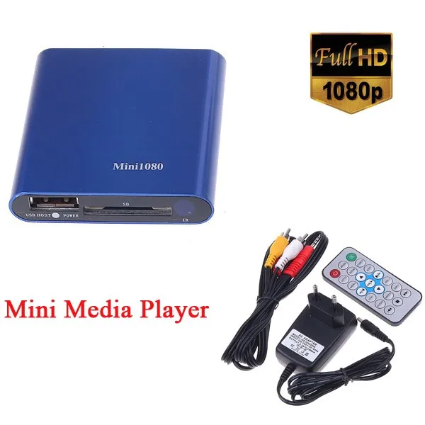1080P HDMI SD/MMC/USB HD Multimedia player Mini Media Player support ...