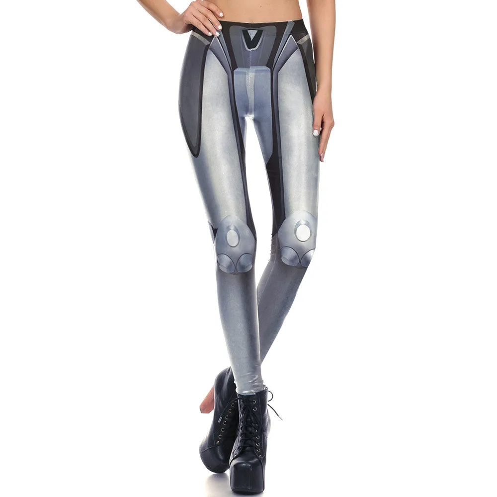 Buy 3d Metal Women Leggings Push Up Sexy Legging