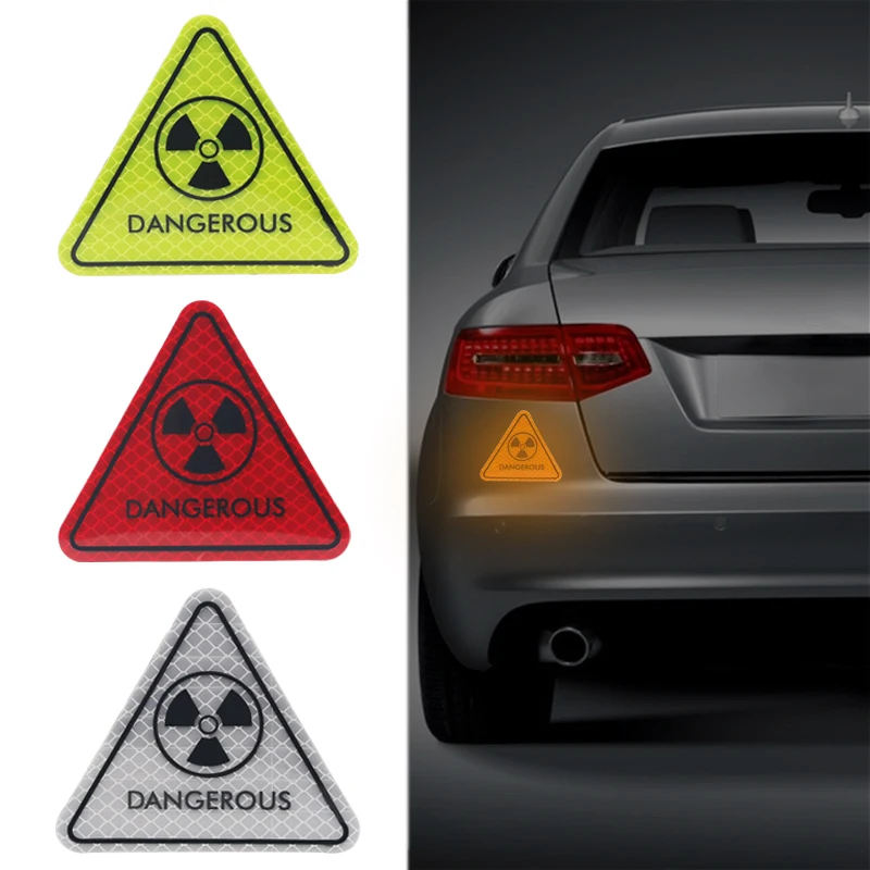 Car Cradles High Visibility Auto Reflective Stickers Car Triangle ...