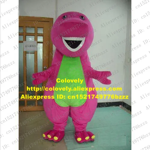 Schöne Rosa Barney Dinosaurier Maskottchen Kostüm Mascotte ...