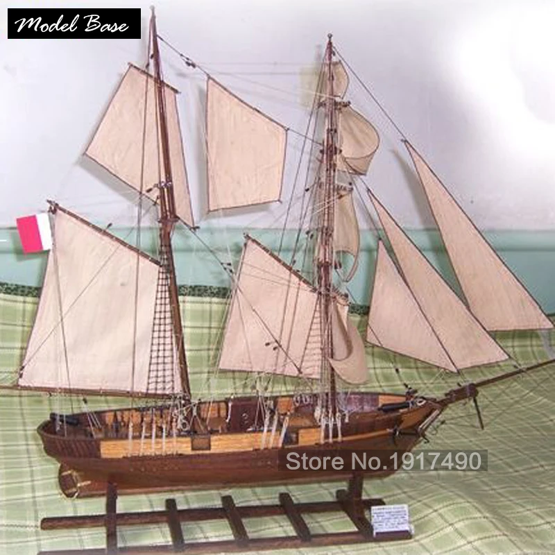 Wooden Ship Models Kits Diy Train Hobby 3d Laser Cut Model Boats Wood ...